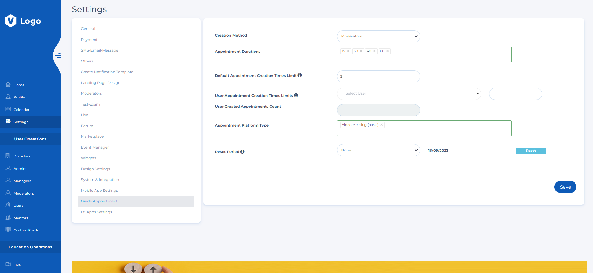 Guide Appointment - Mentoring